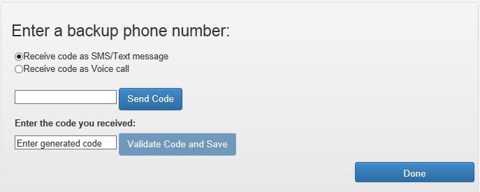Setting up Payentry login with Voice Call