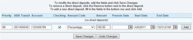 How to add Employee Direct Deposit in Payentry